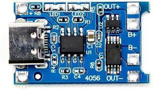 Diktmark Pack of 1, TP 4056 Charging Module with 'C' Type Pin ...