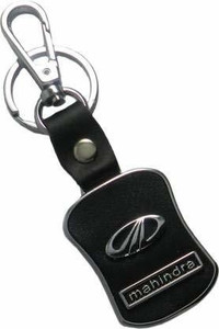 Fullkart Stainless steel stylish Mahindra car logo key chain keyring ...