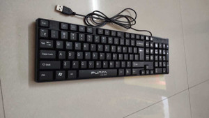 Punta Keyboard Wired USB Standard Multi-device Keyboard Compatible with ...