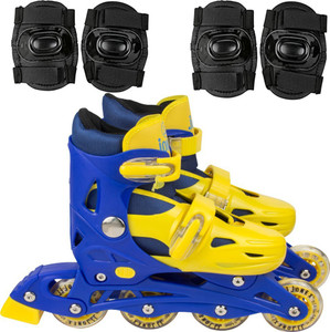 JONEX X-Unisex Inline skate 646 speed Size Medium (35-38) with knee ...
