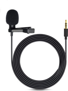 DawnRays Lapel Clip on Collar Mic Long Collar Mike 5 Meter Long Noise ...