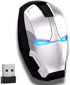 Rocketek Endgame Iron Man Mouse Wireless Mouse Ergonomic 2.4 G Portable ...