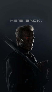 Terminator Back Matte Finish Poster Paper Print - Animation & Cartoons ...