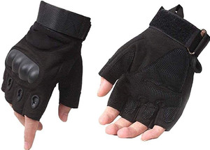 ADONYX Half Finger Gloves Tactical Motorcycle Cycling Fingerless ...