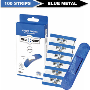 Medigrip Blue, Metal Detectable Adhesive Band Aid Price in India - Buy ...