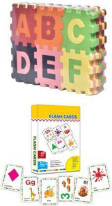 Pancikaa Combo of Flash Cards 6 in 1 And Alphabet and Number Learning ...