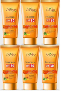 ZORDAN Sunscreen - SPF 30 Sunscreen SPF 30 Cream (60 Gm X 6) - Price in ...