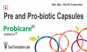 PROBICARE Pre & Pro Biotic Capsules Price in India - Buy PROBICARE Pre ...