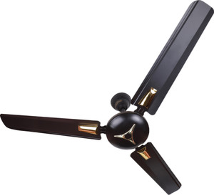 Voltcare Sharp 1200 mm Anti Dust 3 Blade Ceiling Fan (Smoky Brown, Pack ...