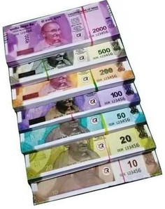 Dilurban Best Playing Indian Currency Notes for Fun Paper Kids Note-25 ...