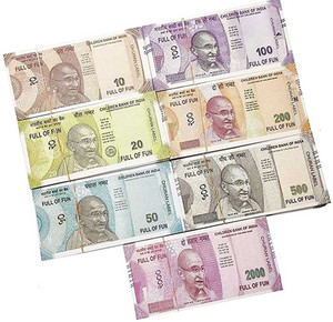 Dilurban Best sale Playing Indian Currency Notes for Fun Paper Note-25 ...