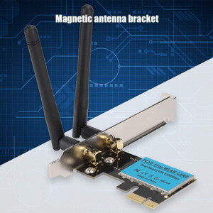 microware 1200Mbps PCI-E Wireless WiFi Card 2.4G/5G Dual Band Network ...