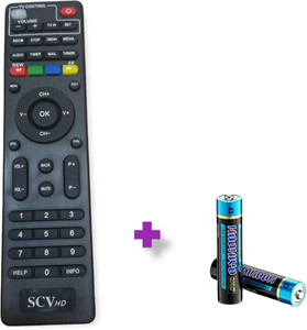 Remote SCV HD Scv hd set top box Remote Controller - Remote : Flipkart.com