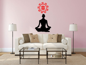 Approach home Decor 60 cm gyan chakra wall Sticker Self Adhesive ...