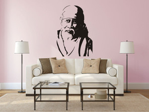 BALKRISHNA WALL STICKER 60 cm saibaba wall Sticker Self Adhesive ...
