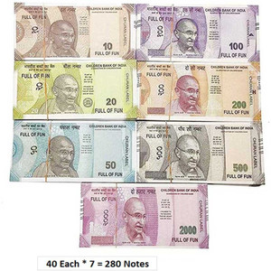 Dilurban Best Playing Indian Notes for Fun Paper Kids Note-40 EACH ...