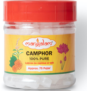MANGALAM Camphor Small Round 50g + 100g Jar - Pack of 2 Price in India ...