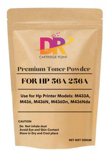 DR CARTRIDGE POINT 56A Toner Powder Refill for HP 56A HP 256A Black ...
