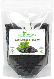 Shudh Online Sabja Seeds, Basil - Weight Loss Organic, Falooda ...