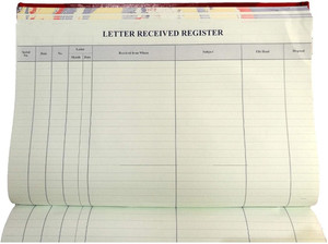 R K SALES Despatch Register Letter Receive Register 275 PAGES PACK OF 1 ...