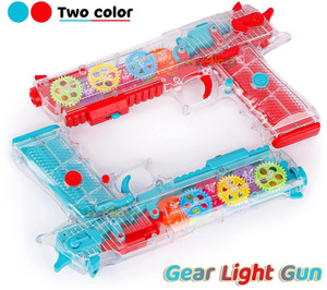 Electro Cloud Transparent Glow Gun with Multi Musical Blaster with ...