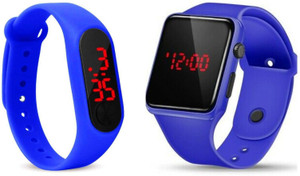V&Y COMBO BLUE DIGITAL LED BAND WATCH Price in India - Buy V&Y COMBO ...