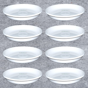 RGDECOR White - 6 Inches - Set of 8 - Heavy Duty Planter Gamla Bottom ...