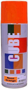 CUBE Aerosol Multi purpose Color Orange Spray Paint 400 ml Price in ...