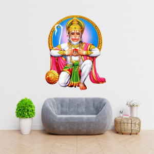 wildartcreation 55 cm lord hanuman Wall Sticker Picture 398 Self ...