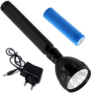 GLOWISH RECHARGEABLE BATTERY LED TORCH WITH TWO LED MODES Torch Price ...