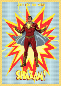Shazam Poster MultiColor PhotoPaper Print (12 inch X 18 inch, Rolled ...