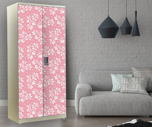 Decoration Designs 213.36 cm Almirah Sticker Extra Large Floral Design ...