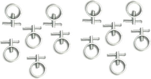 DTD Gym Bar Rod Locks Dumbbell Rod Locks (Pack of 12) Weight Lifting ...