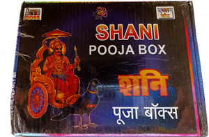 Manisha Store 100% Pure Natural Shani Dev Complete Puja Samagri Box for ...