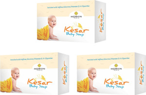 MORVIN INDIA Kesar Baby Soap ( pack of 3 ) - Price in India, Buy MORVIN ...
