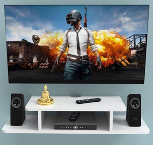 dream decor AS Group TV Setup Box & Remote Stand Wall shelf White(No of ...