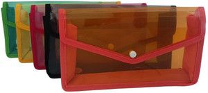 Flipkart.com | Packwell Plastic File Folders,Plastic Envelope Fold ...