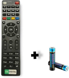 Remote VK Digital Vk digital set top box (DTH) Remote Controller ...