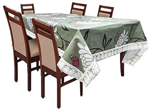 RMDecor PVC 6 Seater Floral, Self Design Table Cover - Buy RMDecor PVC ...