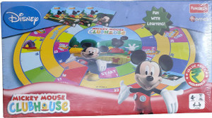 FUNSKOOL MICKEY MOUSE CLUBHOUSE THE LEARNING GAME, BOARD GAME , GREAT ...