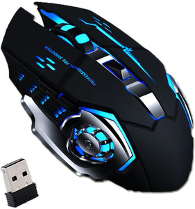 microware 2.4Ghz Rechargeable Wireless Gaming Mouse, X8 professional ...