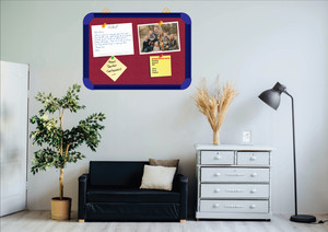 Sunway Display System Pin-up display board 3*2 feet, BLUE ALLUMINIUM ...