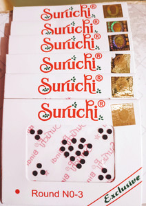 PrishaCreationStore Beautiful Coffee 6 Suruchi Bindi Set For Women 3 ...