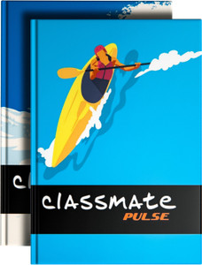 Classmate Pulse All Purpose Journal Hard Cover: A5 Notebook Single Line ...