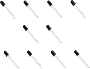 SunRobotics Everlight Photodiode LED Receiver 5mm Black 10 pcs ...