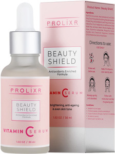 Prolixr Beauty Shield Vitamin C Face Serum - Skin Brightening ...