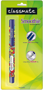 Classmate Octane Smoothie Fountain Pens Blue Set of 4 Pens Fountain Pen ...