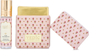 Buy VEDICESSENTIALS Pure Rose Perfume (Attar) | Concentrated | Long ...