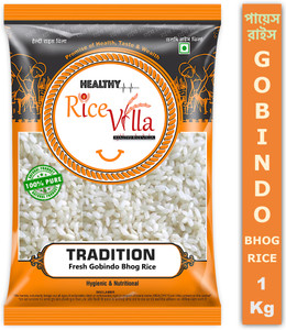 Healthy Rice Villa Tradition Fresh Gobindo Bhog Rice 1Kg Gobindobhog ...
