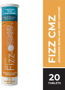Mojocare Fizz CMZ Advanced Bone Support Calcium, Magnesium, Zinc-20 ...